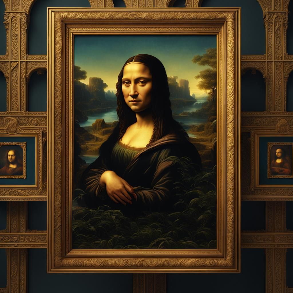 Portrait of Mona Lisa - AI Generated Artwork - NightCafe Creator