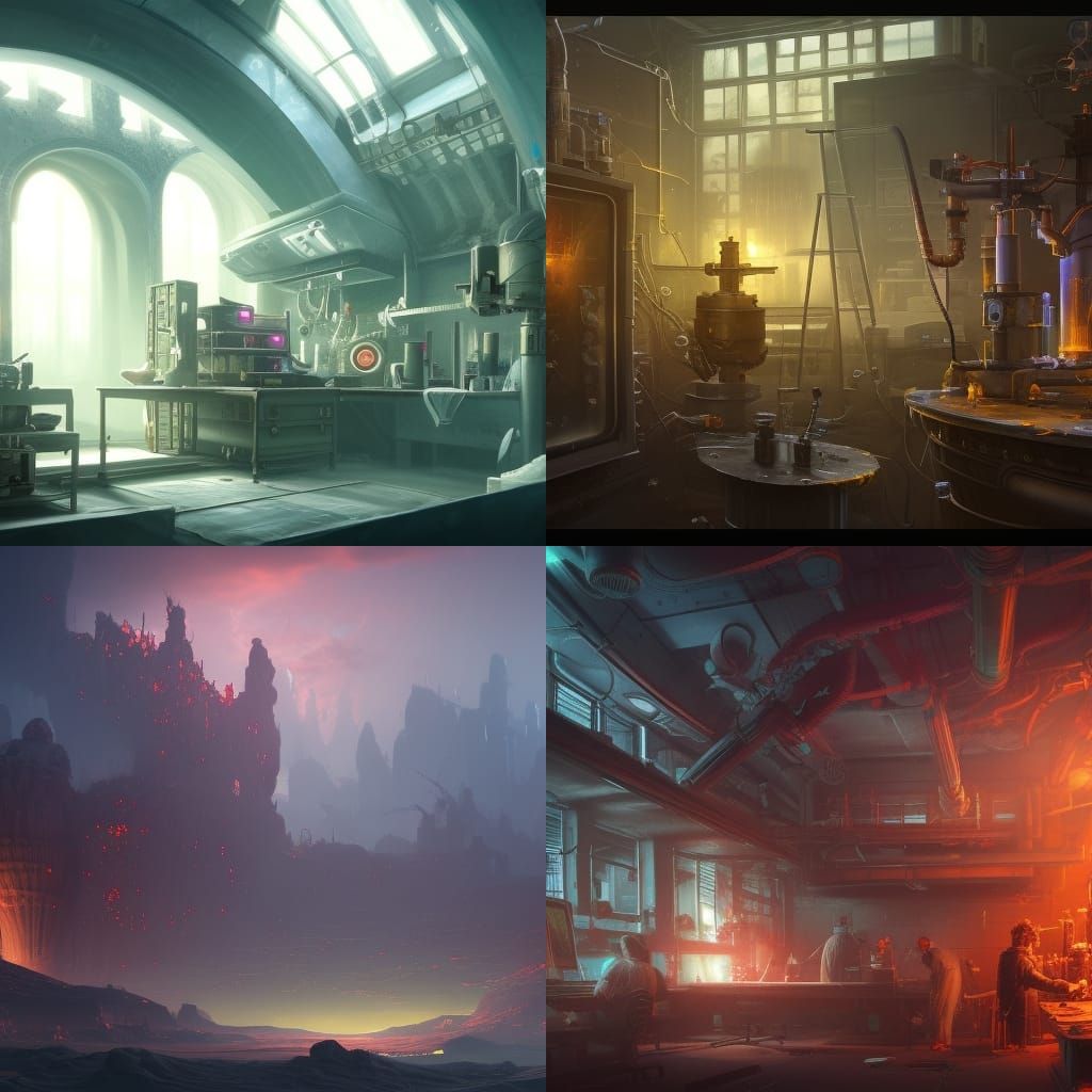 The lab - AI Generated Artwork - NightCafe Creator