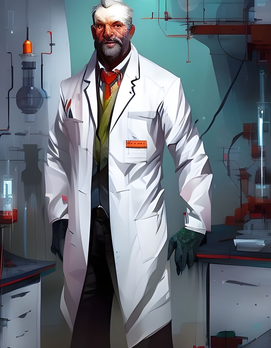 Scientist At Work - AI Generated Artwork - NightCafe Creator