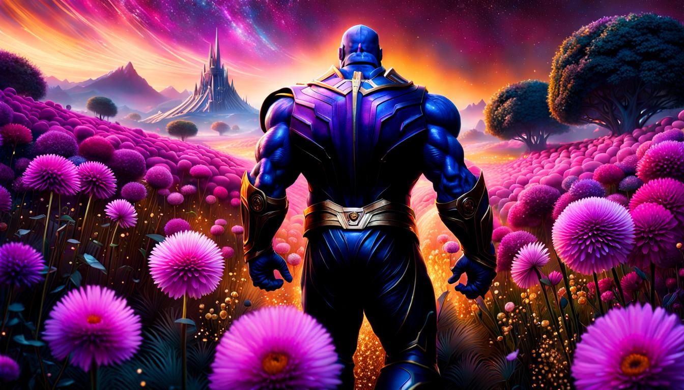Thanos On Proxima Centauri b - AI Generated Artwork - NightCafe Creator