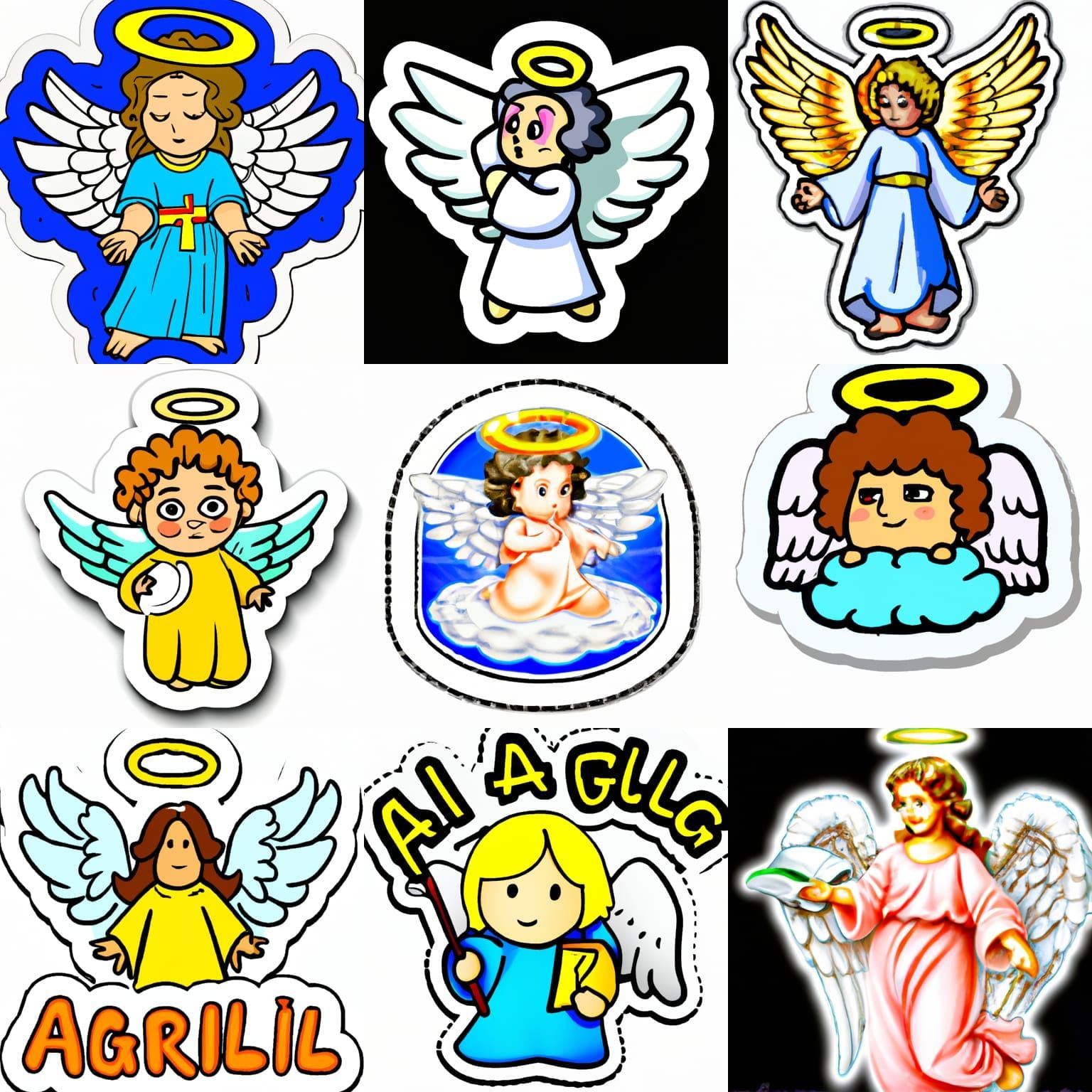 Biblically accurate angel sticker - AI Generated Artwork - NightCafe ...