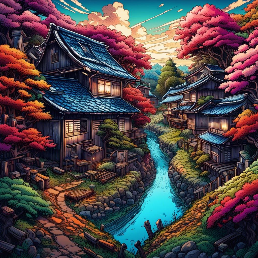 The Countryside - AI Generated Artwork - NightCafe Creator