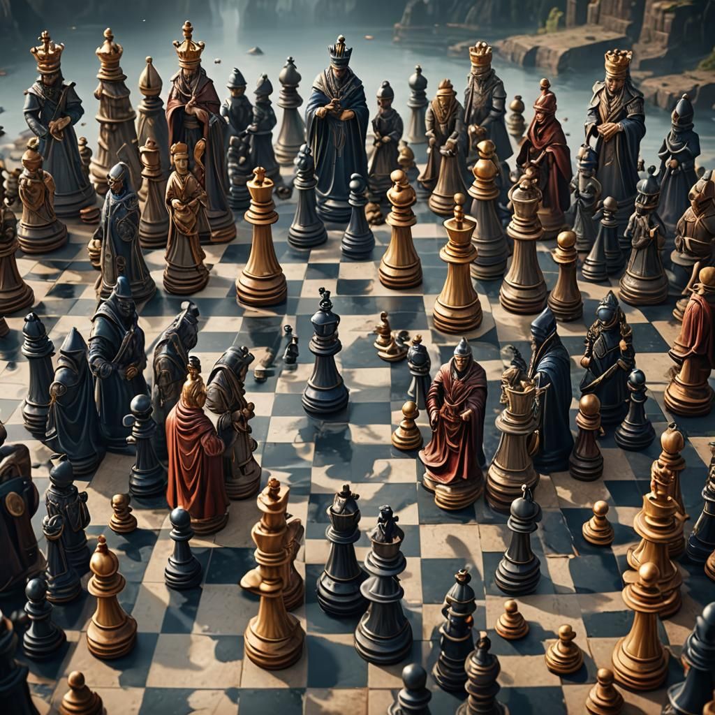 Real Chess!! - AI Generated Artwork - NightCafe Creator