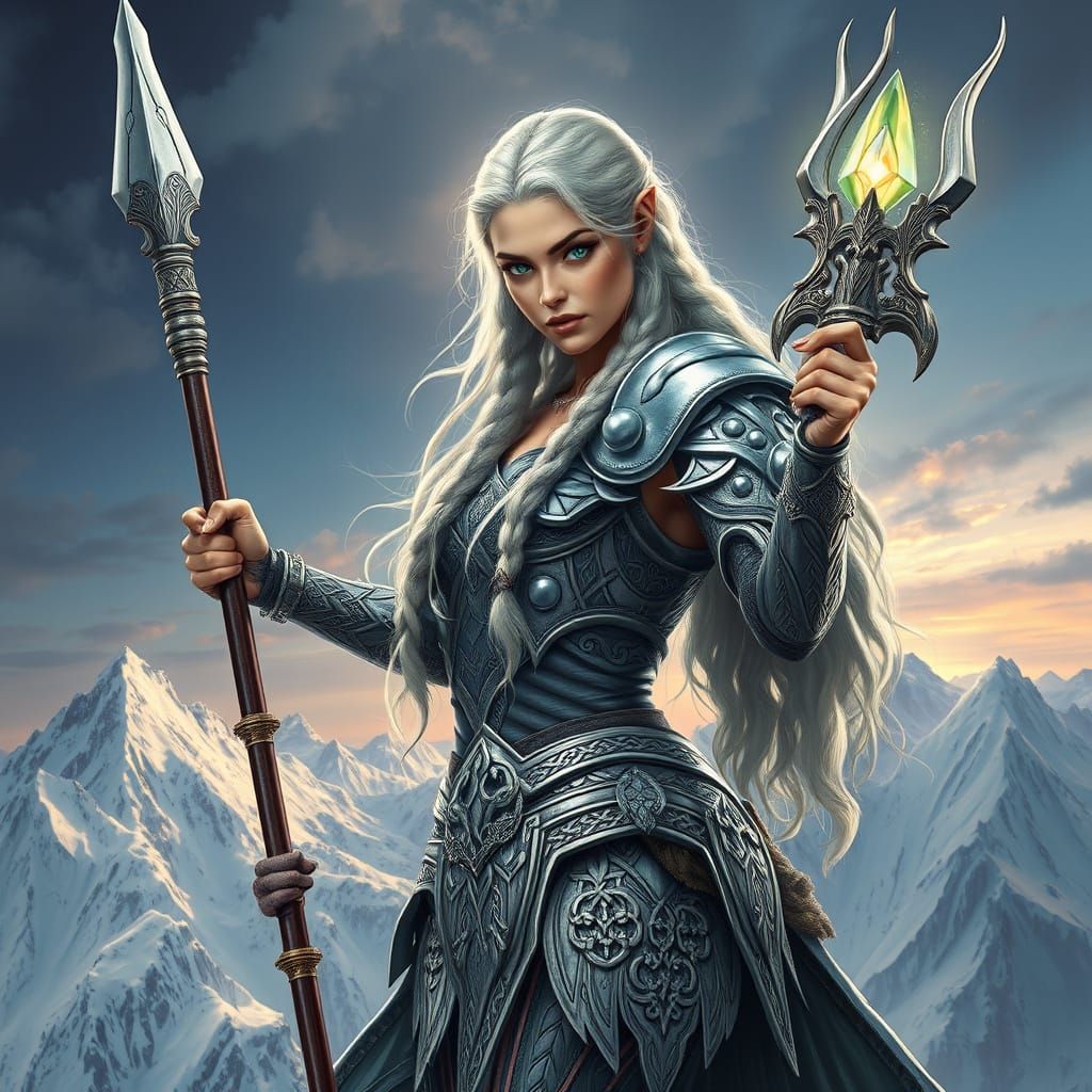 A Valkyrie warrior # 11 - Valkyrie Warrior in Celtic-Knotwor...