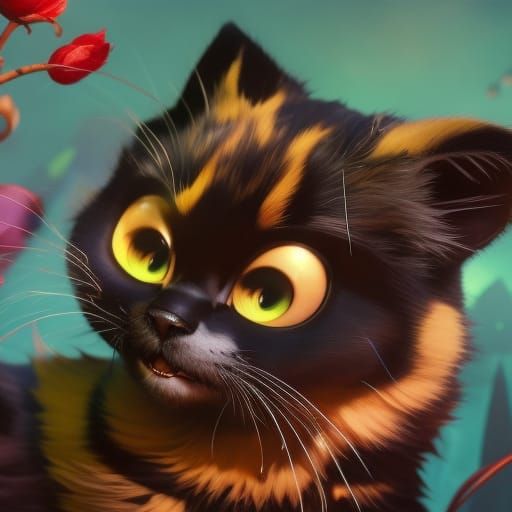 Jonesing For Catnip - AI Generated Artwork - NightCafe Creator