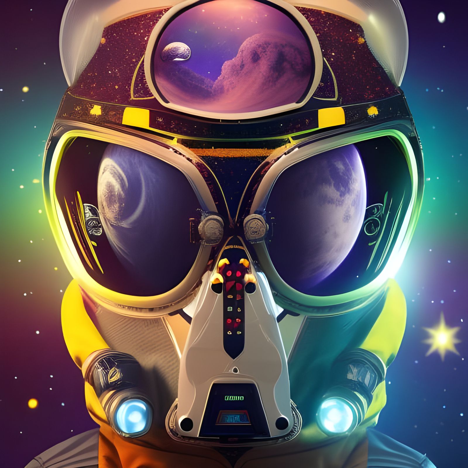 Masked enigmatic entity 2 - AI Generated Artwork - NightCafe Creator