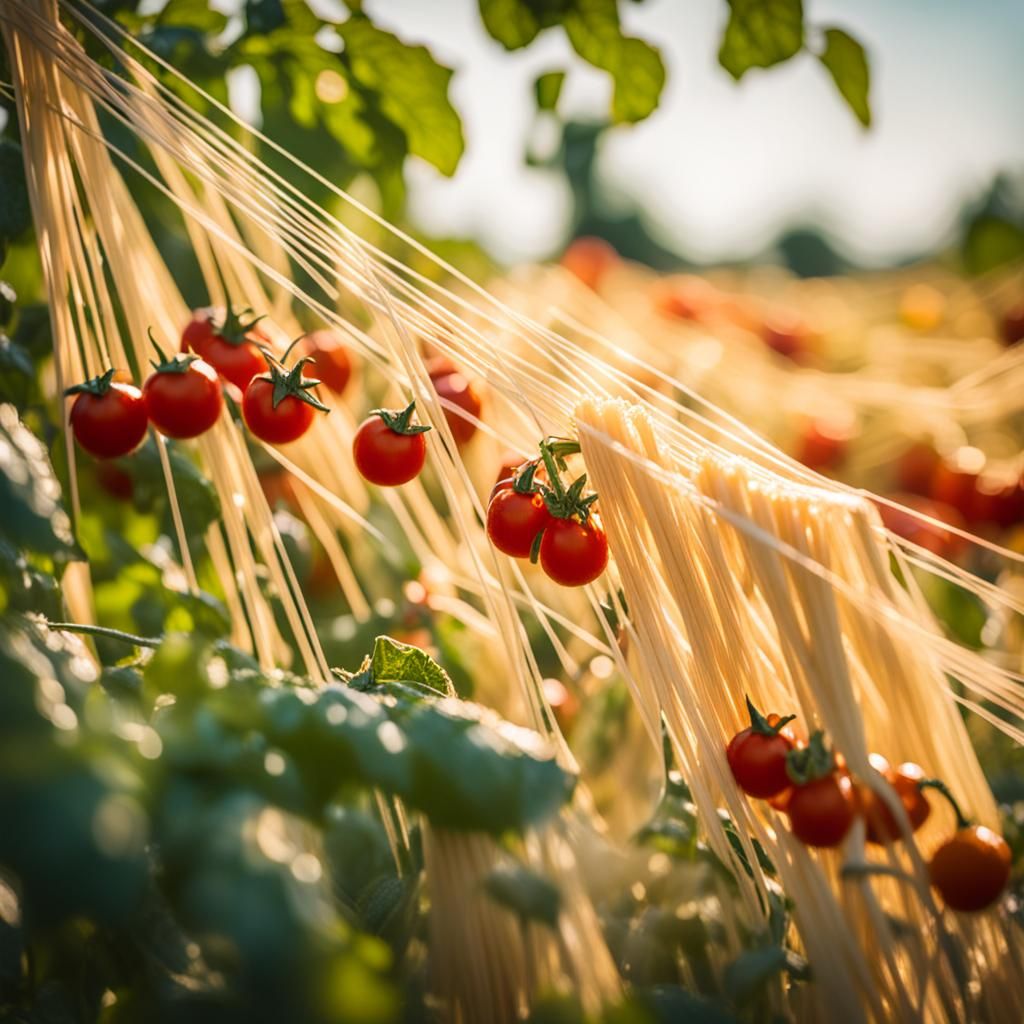 spaghetti farming - AI Generated Artwork - NightCafe Creator