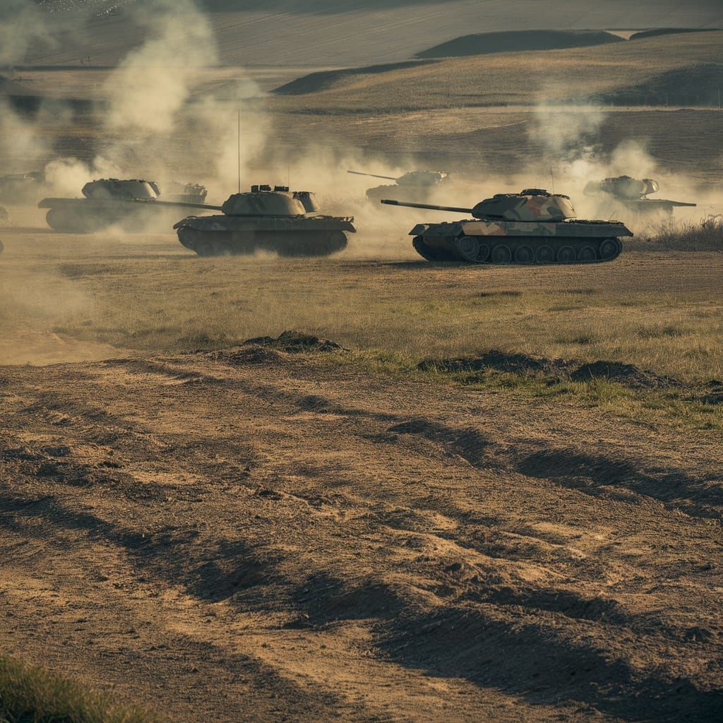 An open, rugged field with uneven ground, patches of grass, and dirt ...