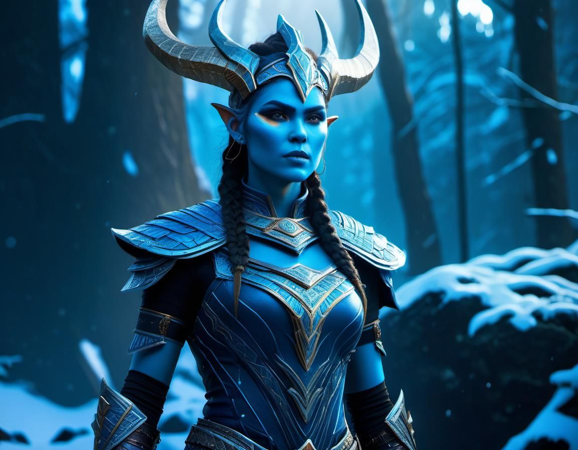 Snow Demon - AI Generated Artwork - NightCafe Creator