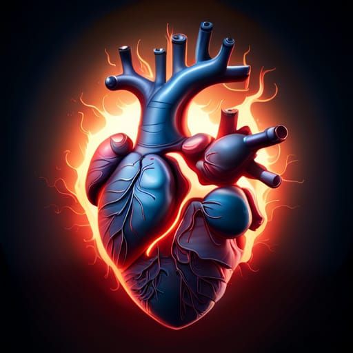 Molten Heart - AI Generated Artwork - NightCafe Creator