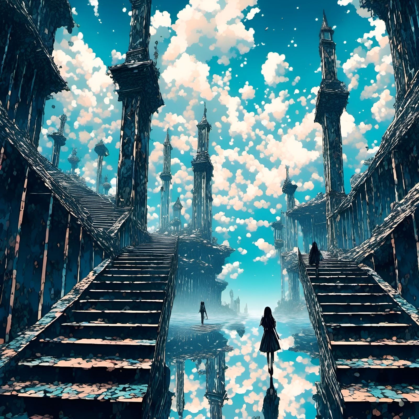 layered dreams - AI Generated Artwork - NightCafe Creator