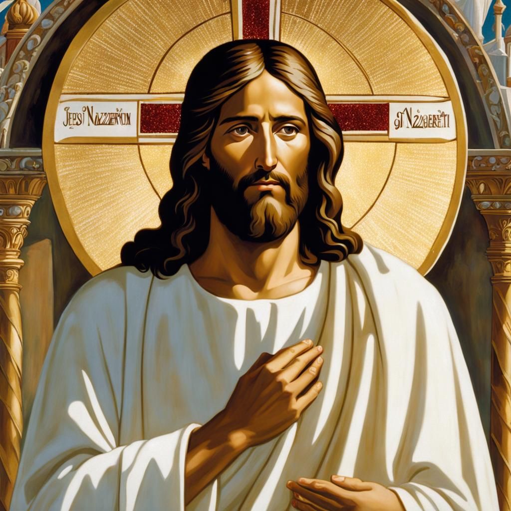 Ascended Master Jesus of Nazareth - AI Generated Artwork - NightCafe ...