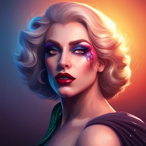 drag queen - AI Generated Artwork - NightCafe Creator