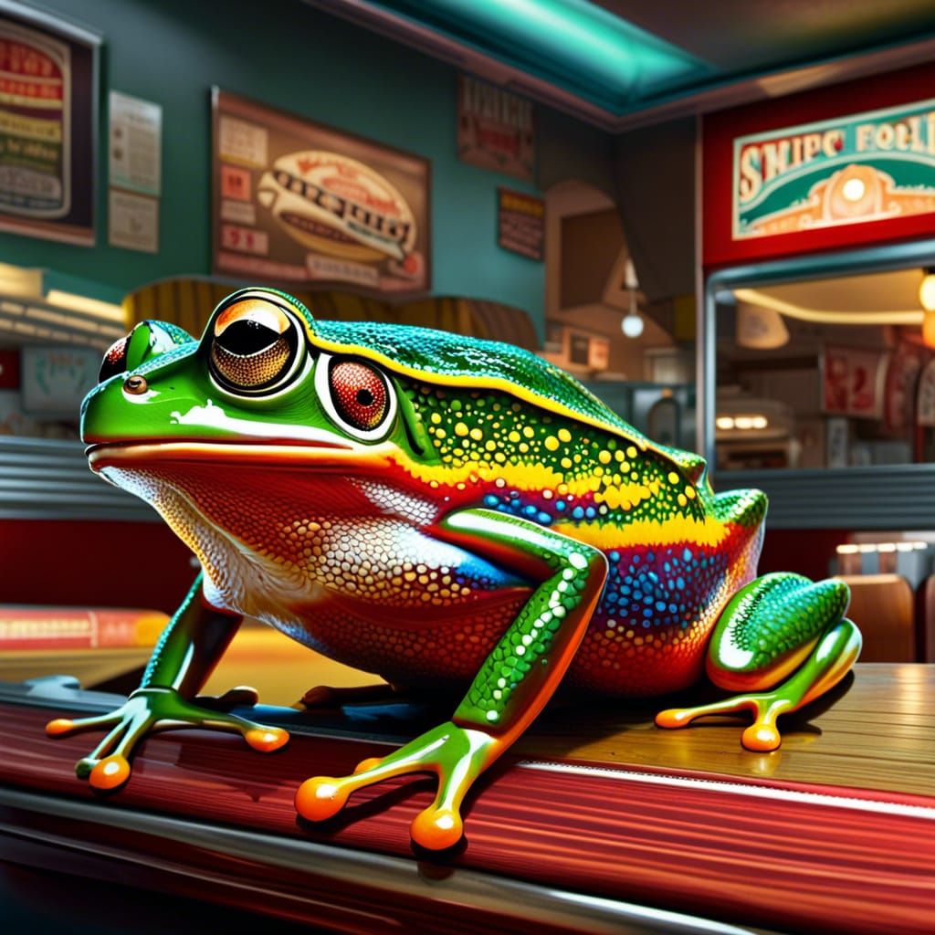 Tree Frog - AI Generated Artwork - NightCafe Creator