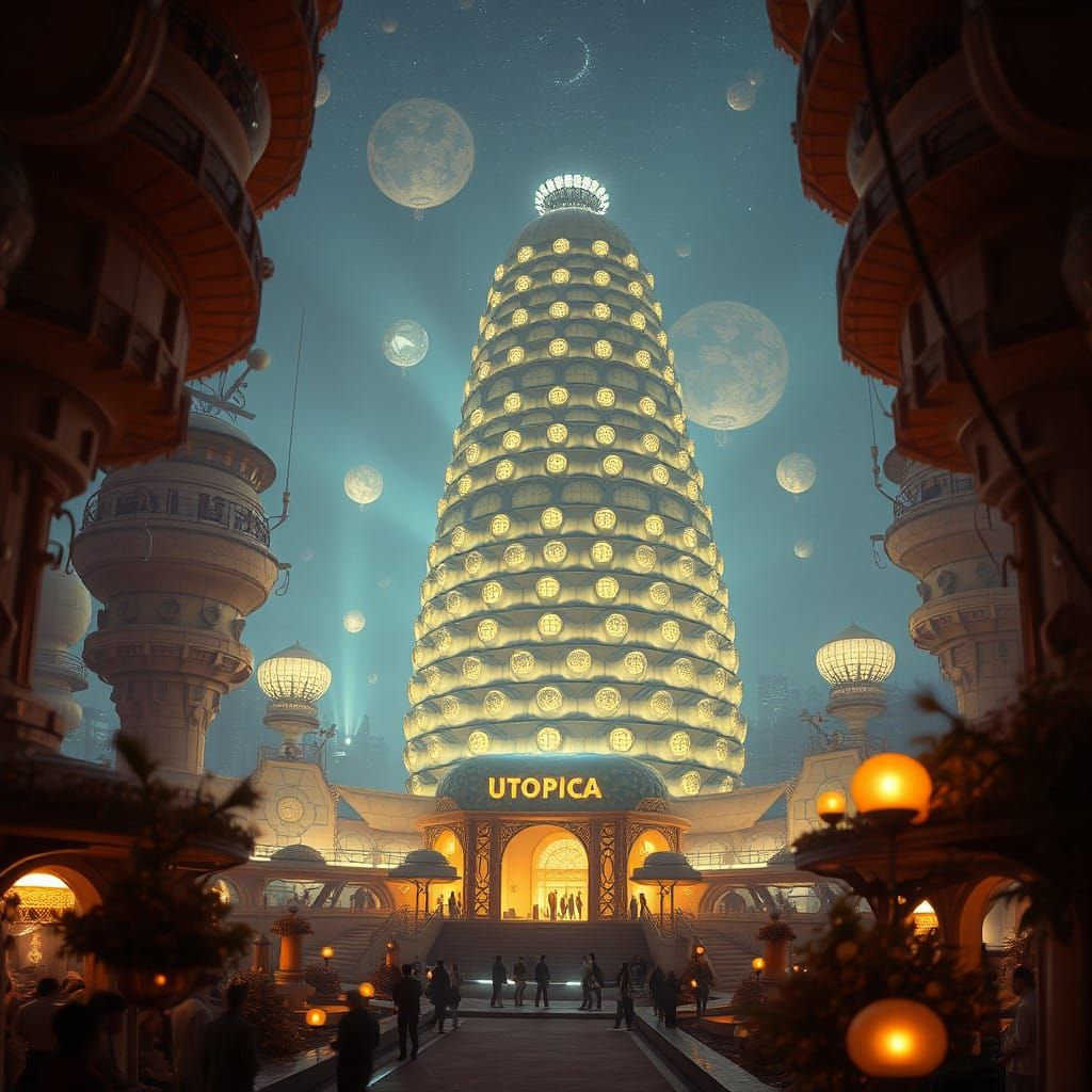 Utopica - the ultimate Partyzone: 13 rotating dance floor levels!