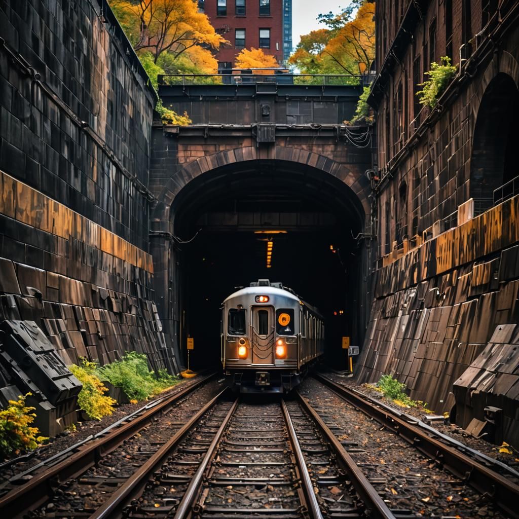 New York Subway - AI Generated Artwork - NightCafe Creator