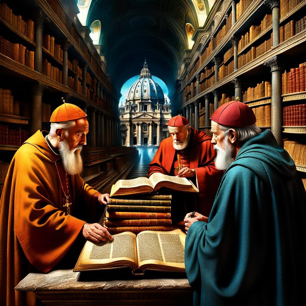 Ancient Libraries - AI Generated Artwork - NightCafe Creator