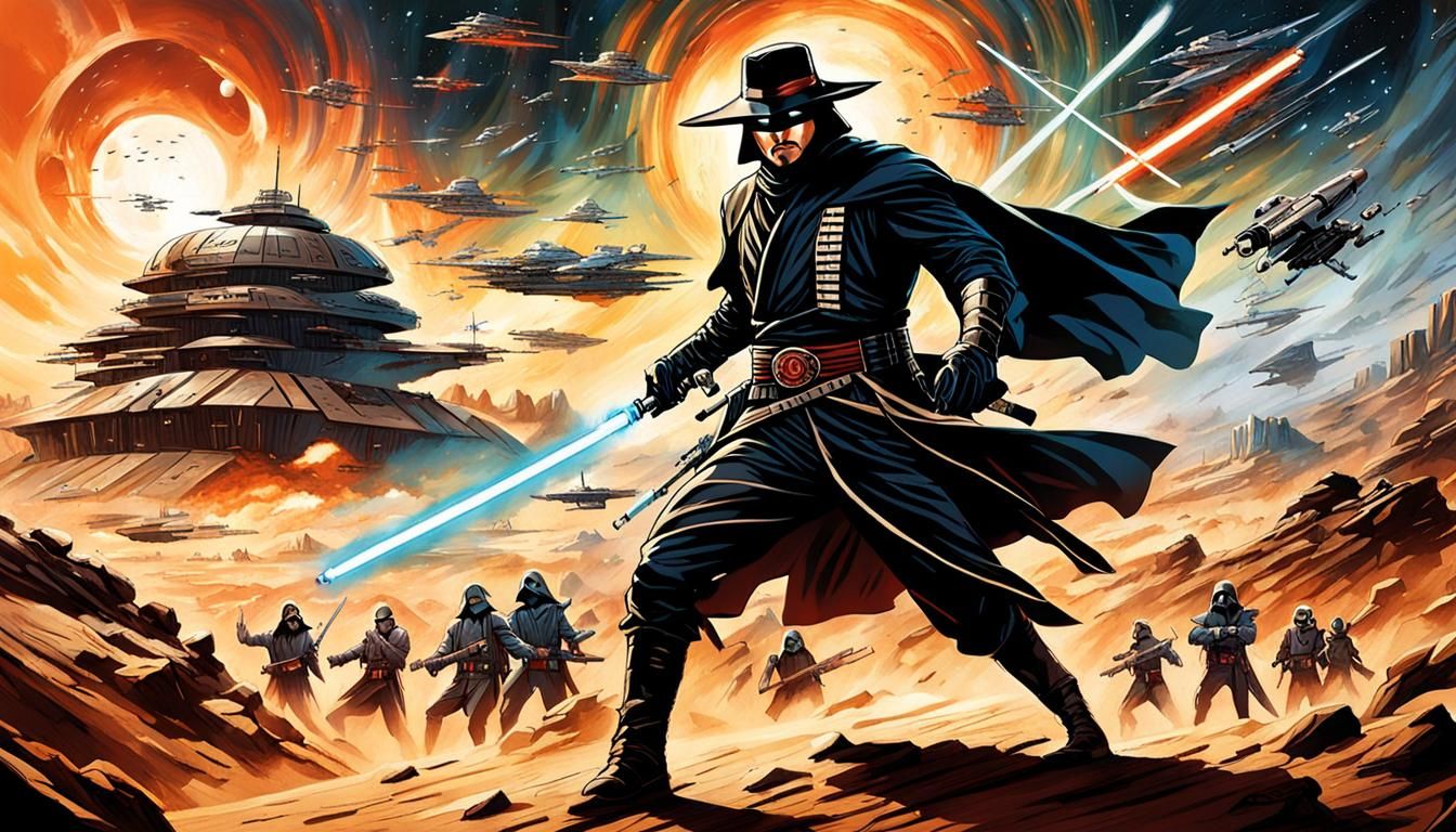 Adventures of Zorro with the epic space battles of Star Wars. - AI ...
