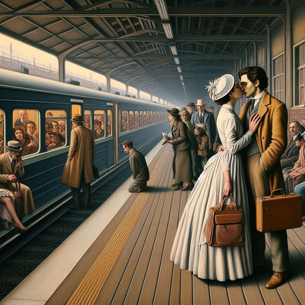 The train station - AI Generated Artwork - NightCafe Creator