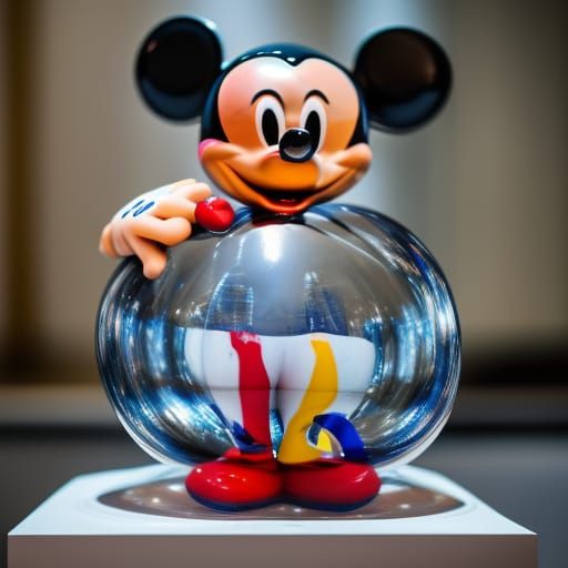 Bubble Mickey Mouse - AI Generated Artwork - NightCafe Creator