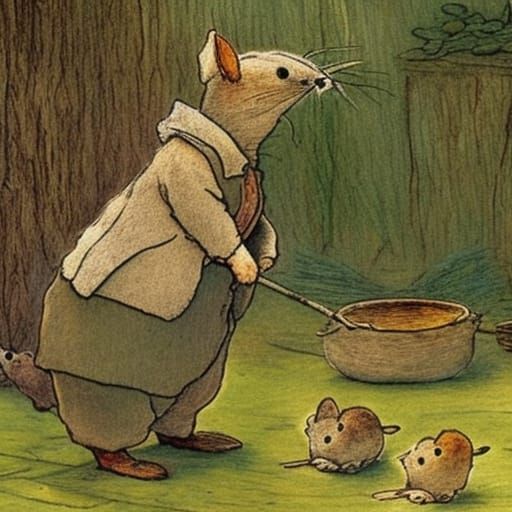 by Beatrix Potter - AI Generated Artwork - NightCafe Creator