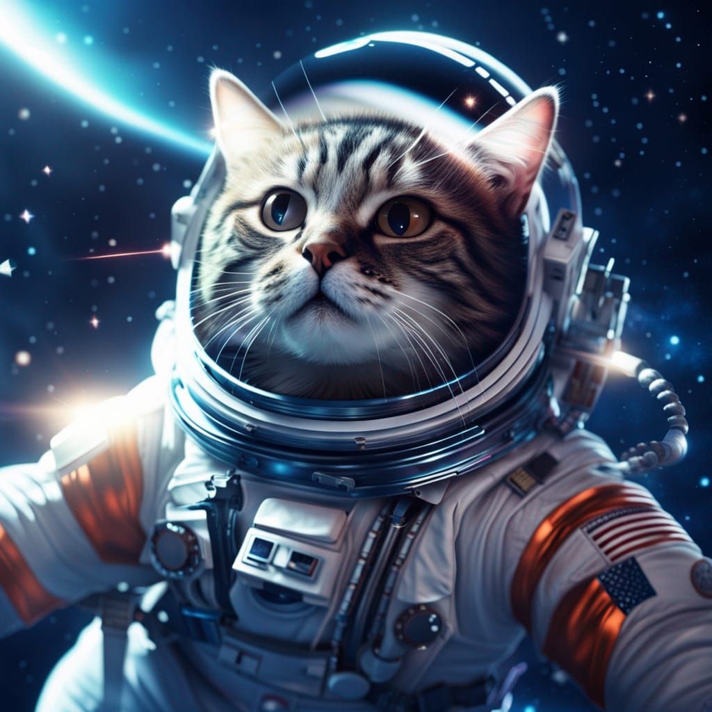 Astrokitty - AI Generated Artwork - NightCafe Creator