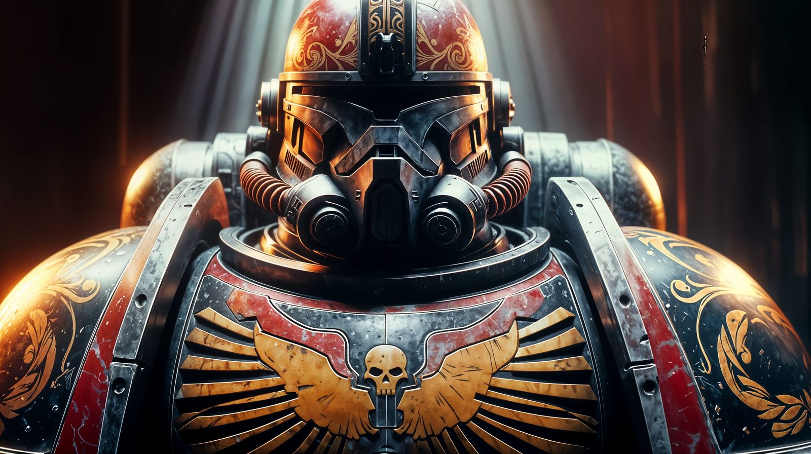 Power Armor - Epic Cyberpunk Power Armor in Regal Sci-Fi Sty...