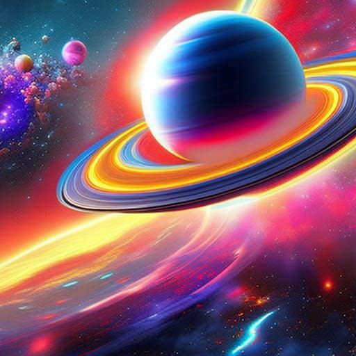 Planet Spectrum - AI Generated Artwork - NightCafe Creator