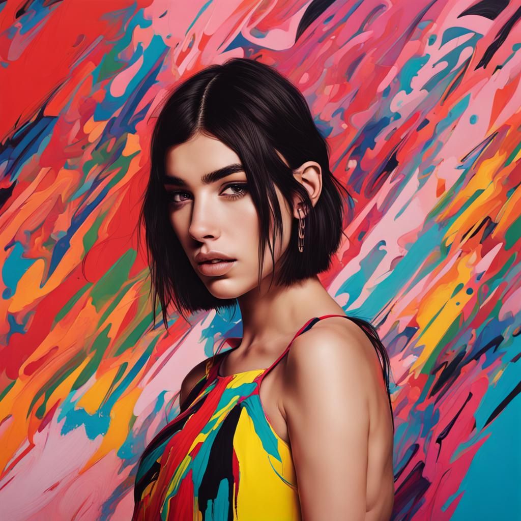 Dua lipa - AI Generated Artwork - NightCafe Creator