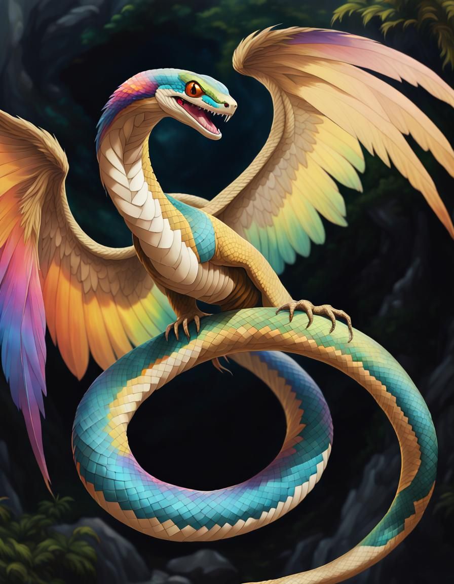 Couatl Experiments for a DND campaign - AI Generated Artwork ...