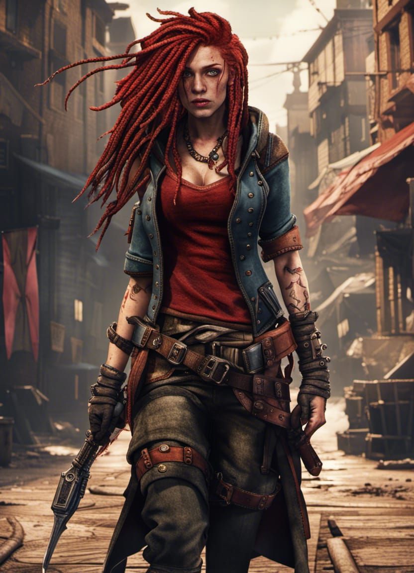 Morgin Riley as a Rogue - AI Generated Artwork - NightCafe Creator