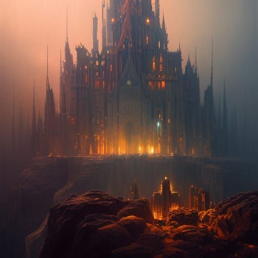 Devil Castle - AI Generated Artwork - NightCafe Creator