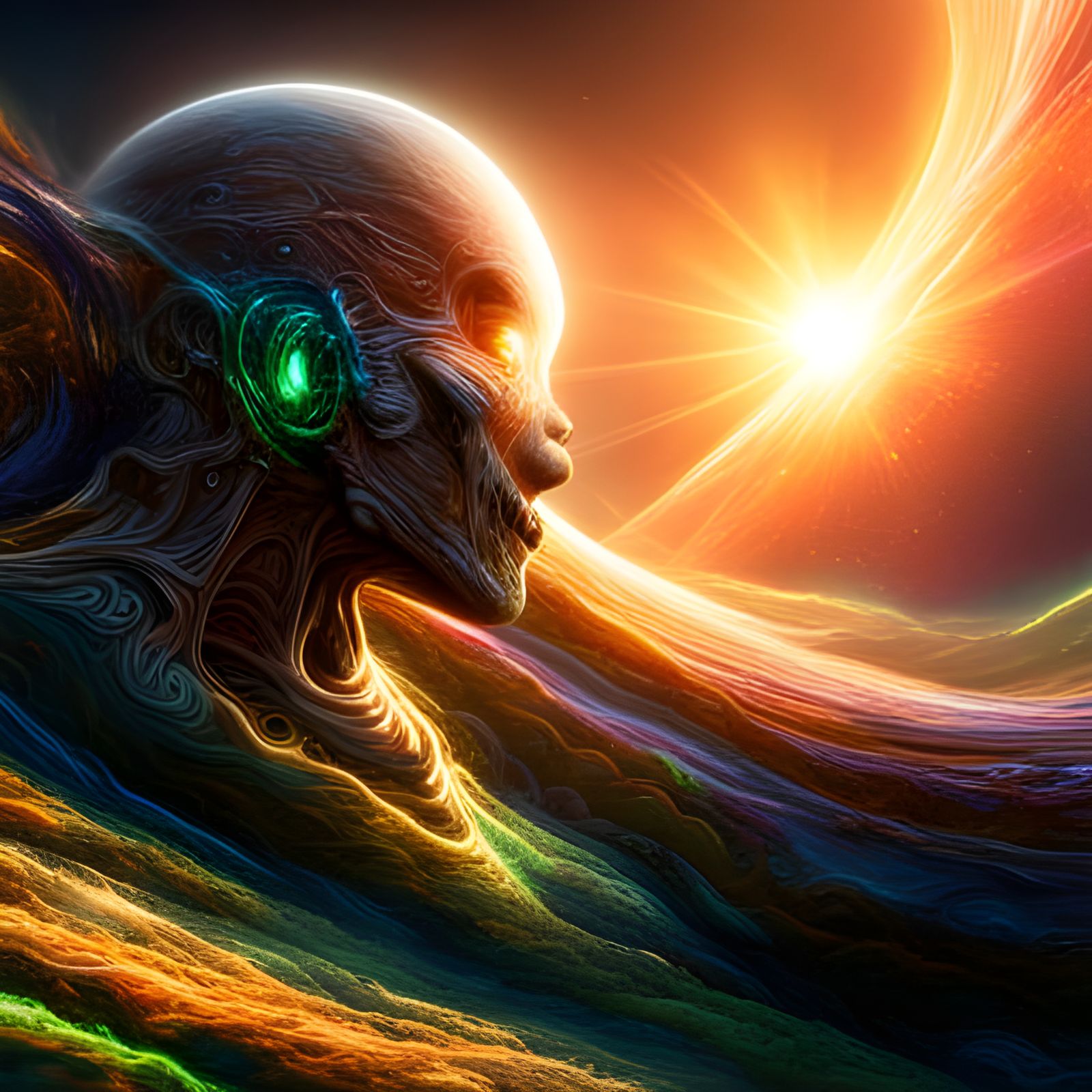 Alien Soul - AI Generated Artwork - NightCafe Creator
