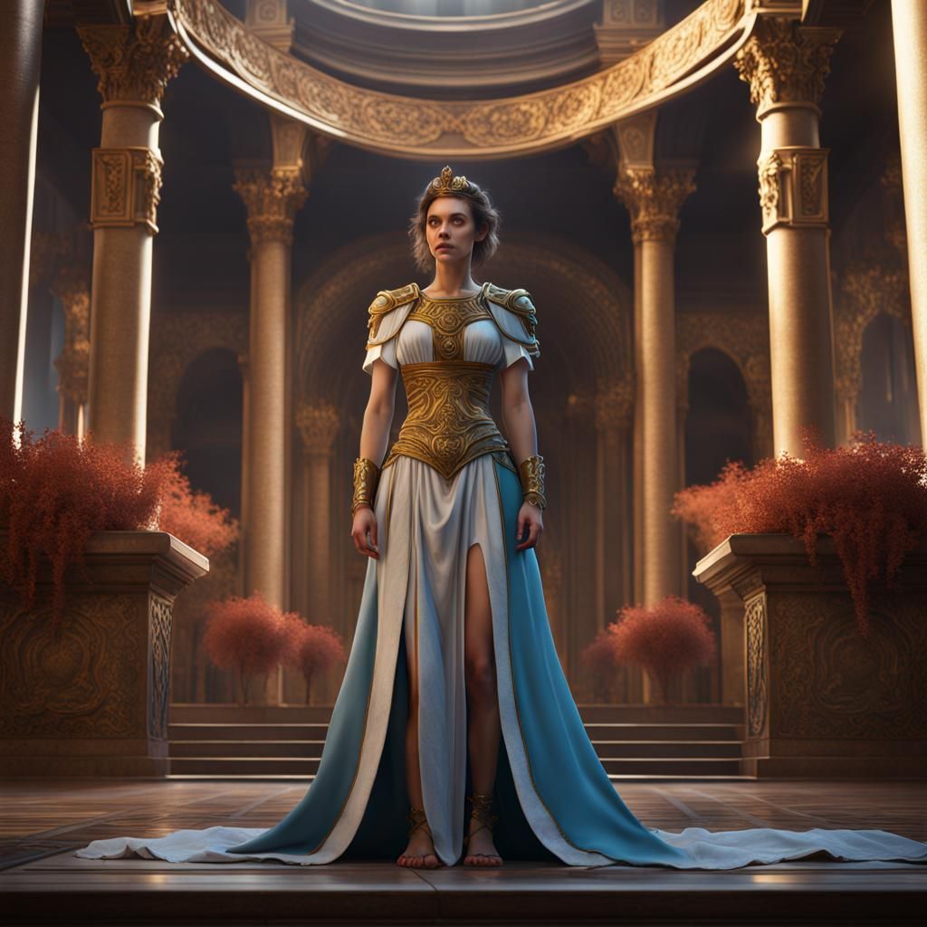 The Roman Princess - AI Generated Artwork - NightCafe Creator