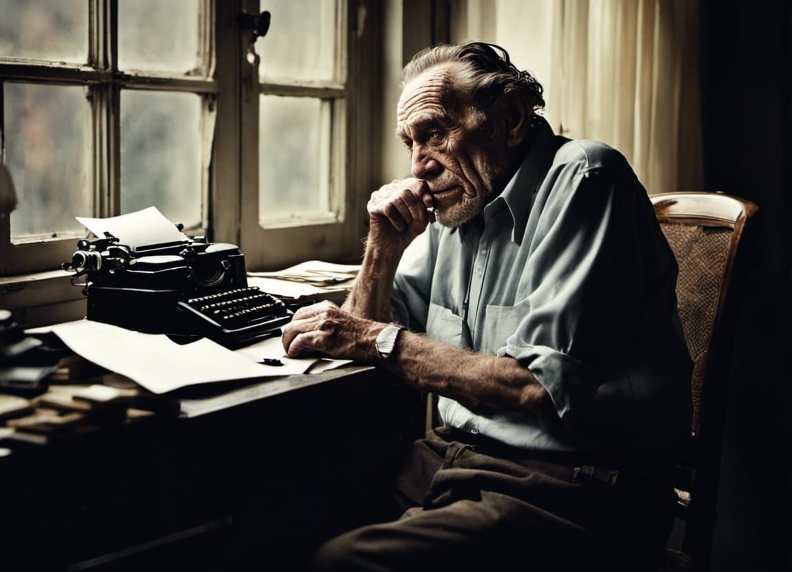 Charles Bukowski - AI Generated Artwork - NightCafe Creator