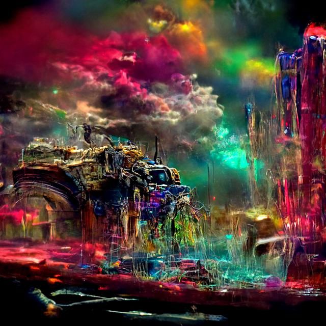 Mind collapse 1 (inspired on a creation by Will @WhichWayIsUp) - AI ...