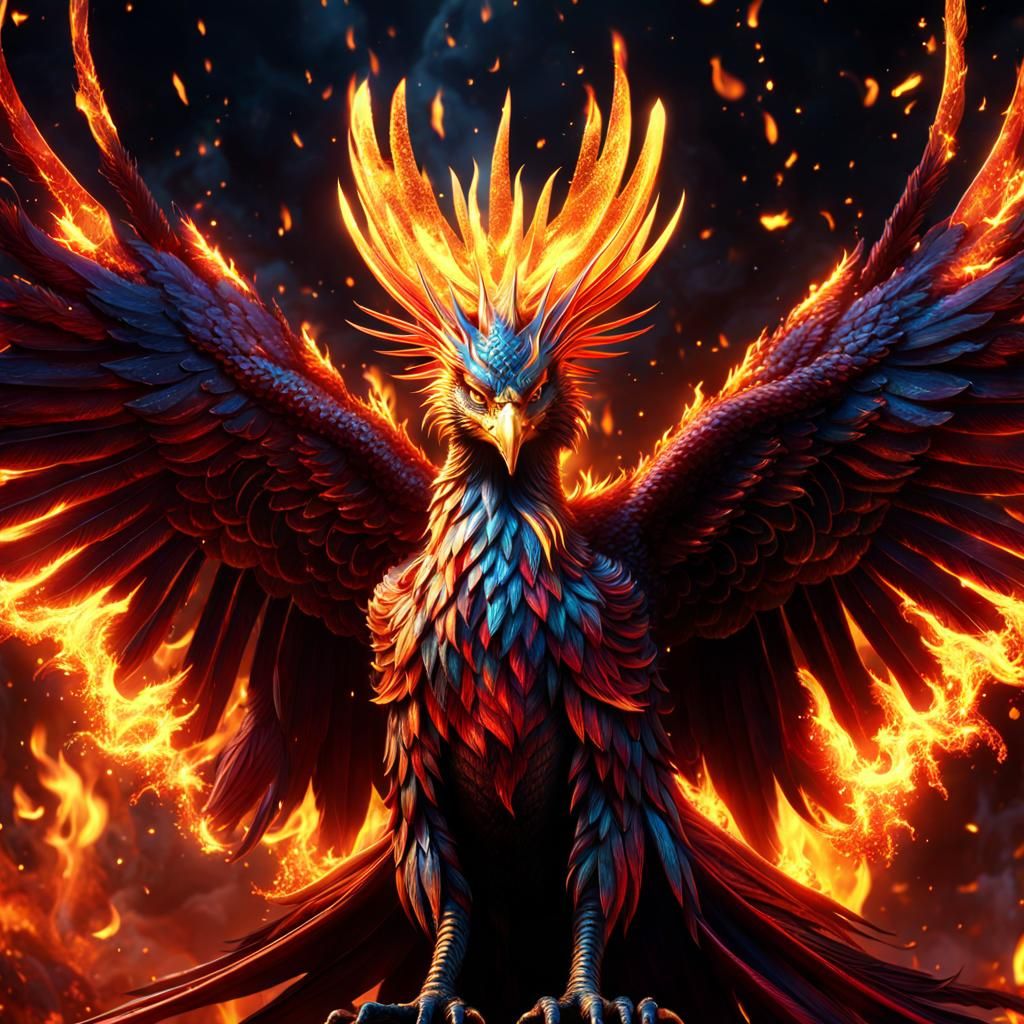 Ancient phoenix - AI Generated Artwork - NightCafe Creator