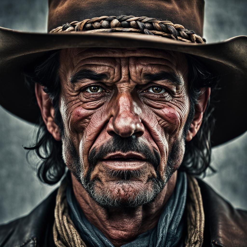 Cowhand Luke - AI Generated Artwork - NightCafe Creator