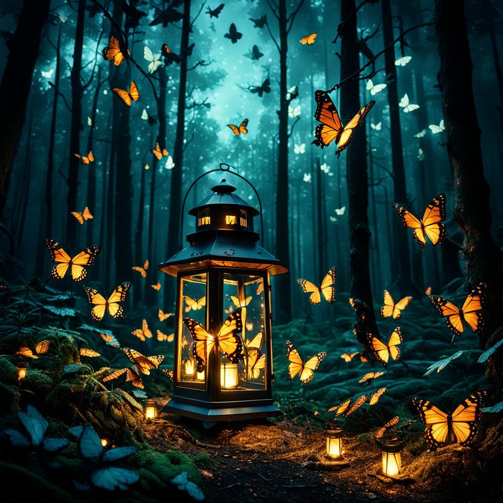 Flutter by light. - AI Generated Artwork - NightCafe Creator