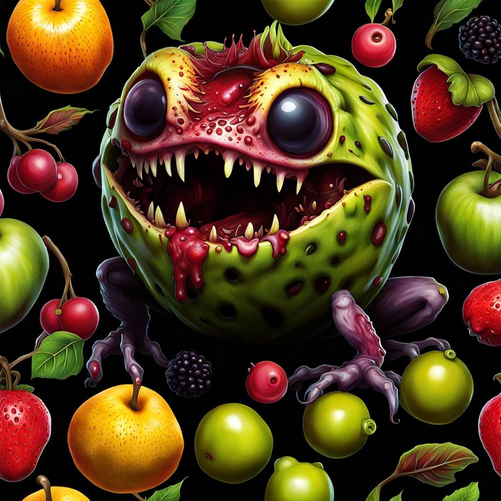 A zombie fruit is a rare and dangerous creature that can infect humans ...