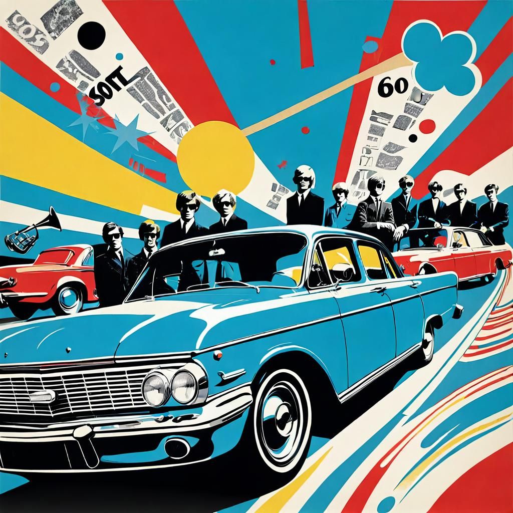 60's Band Pop Art - AI Generated Artwork - NightCafe Creator