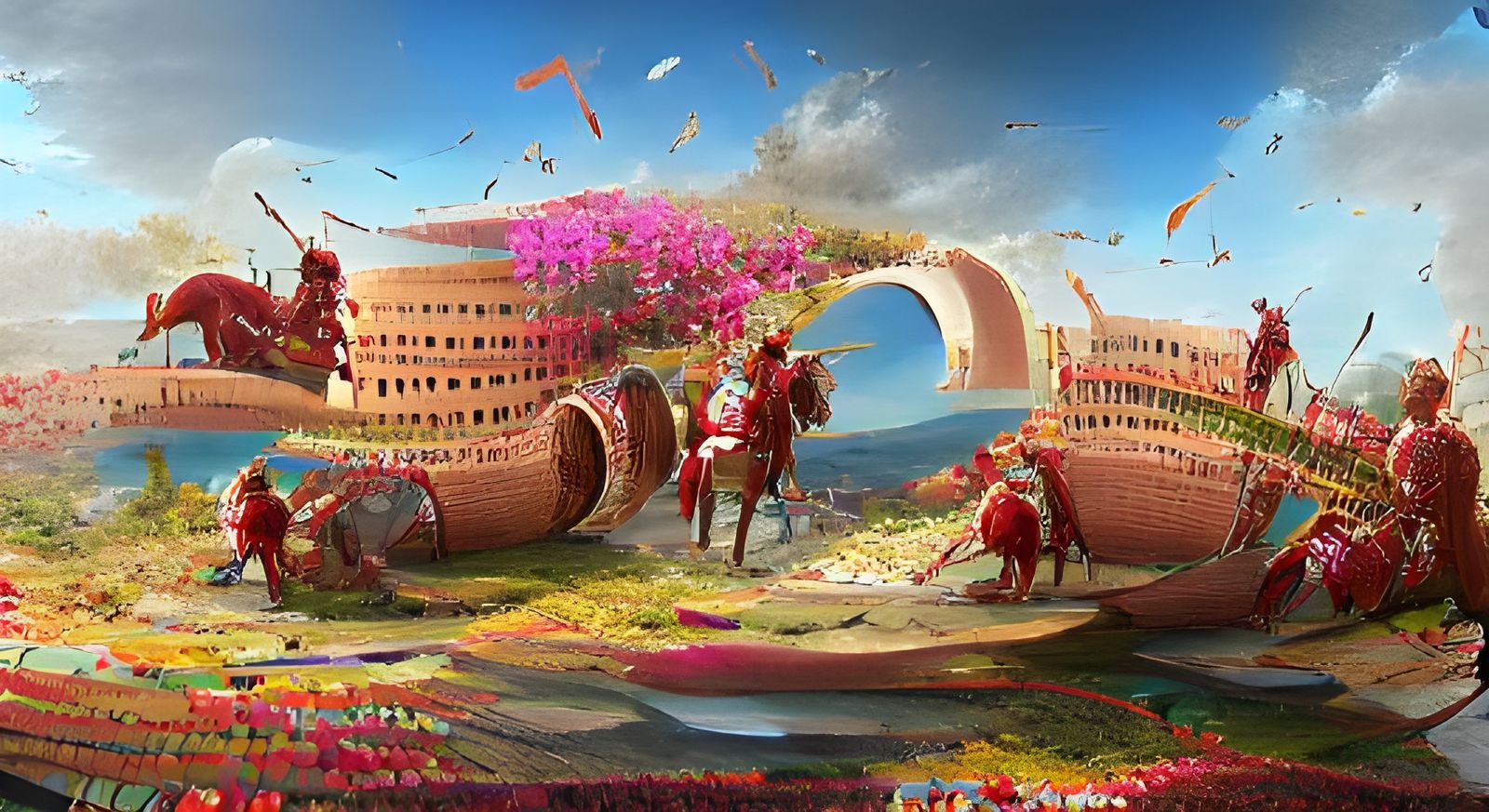 The Trojan War - AI Generated Artwork - NightCafe Creator