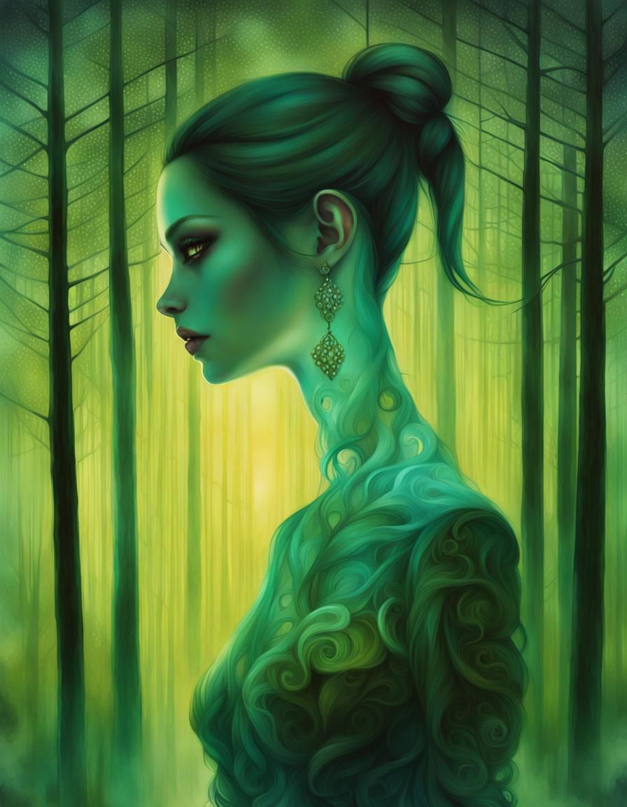 Toxic forest - AI Generated Artwork - NightCafe Creator