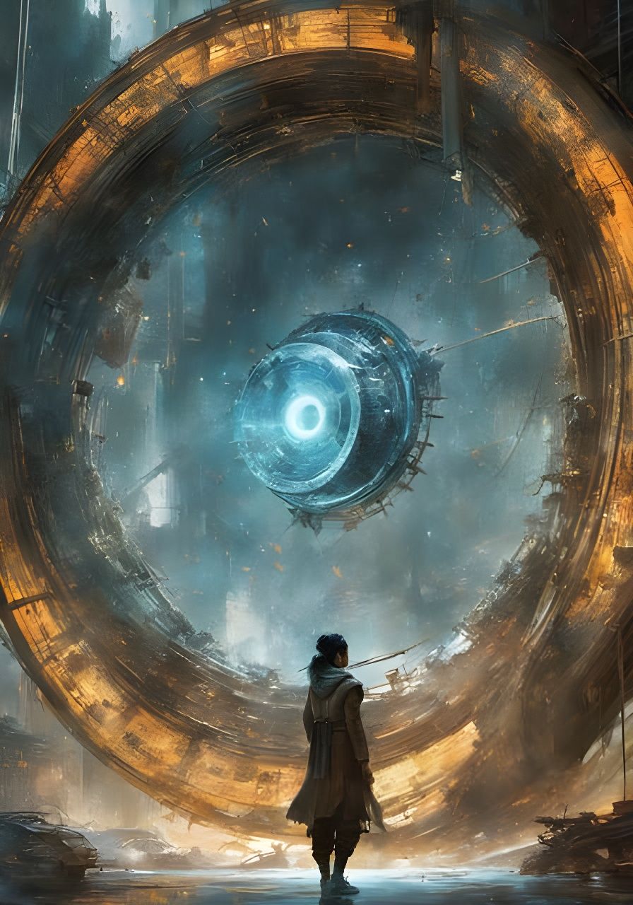 the time portal has opened, who dares to go back in time? - AI ...