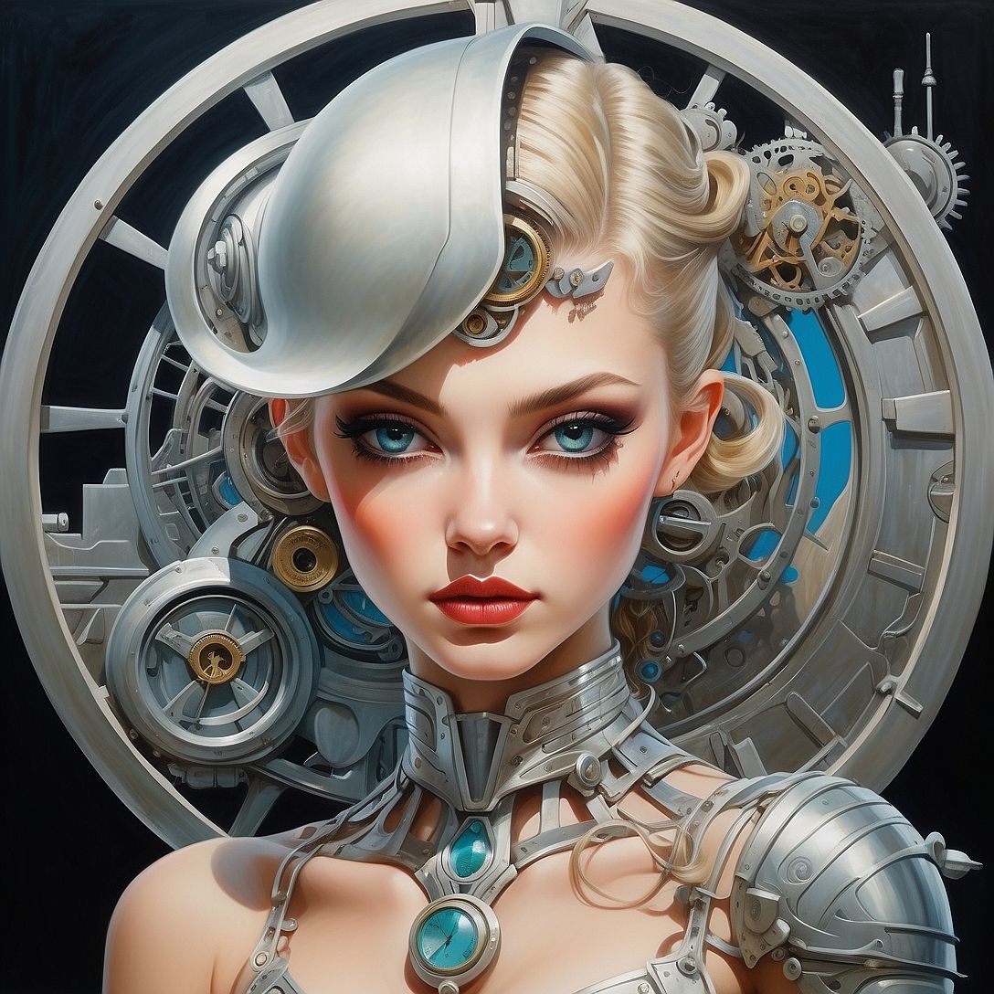 Dystopian portrait - AI Generated Artwork - NightCafe Creator