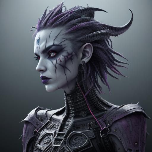 Mystic Alien Cyborg - AI Generated Artwork - NightCafe Creator