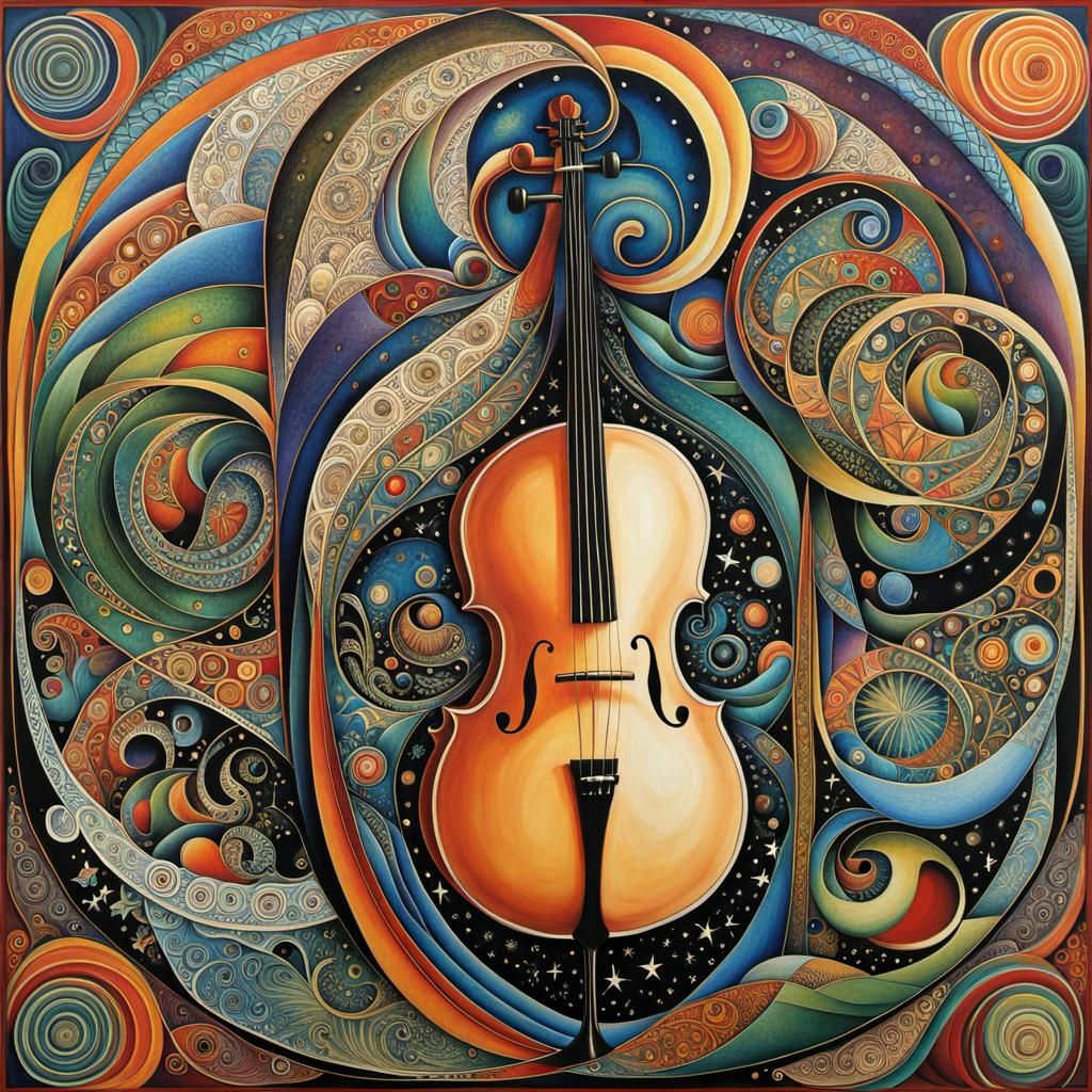 The Cello - AI Generated Artwork - NightCafe Creator