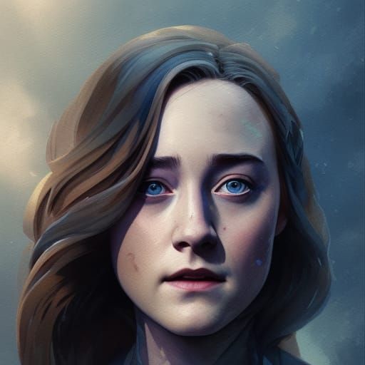 Saoirse Ronan - AI Generated Artwork - NightCafe Creator