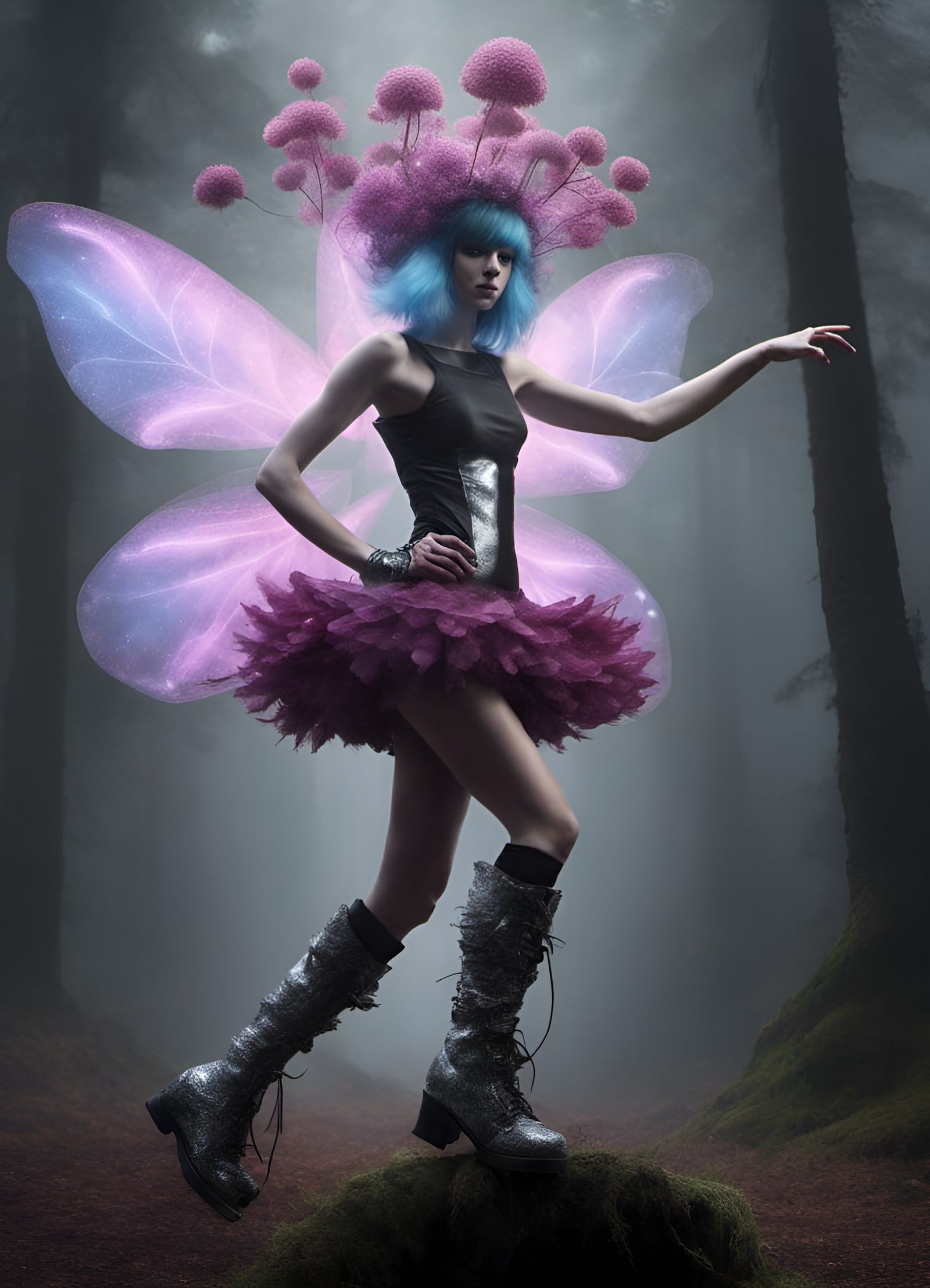 Brain Forest Rave - AI Generated Artwork - NightCafe Creator