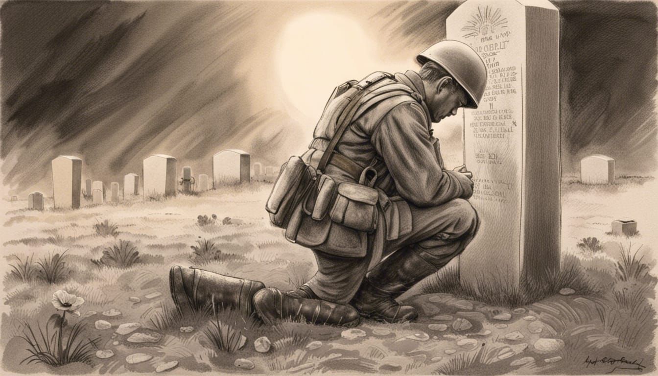 Tribute for Armistice Day/Veteran's Day. Lest we forget. - AI Generated ...